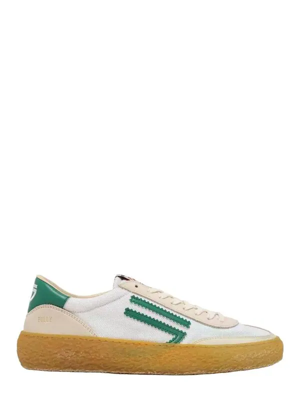 PURAAI Polly Logo-stripe Sneakers - Neutrals