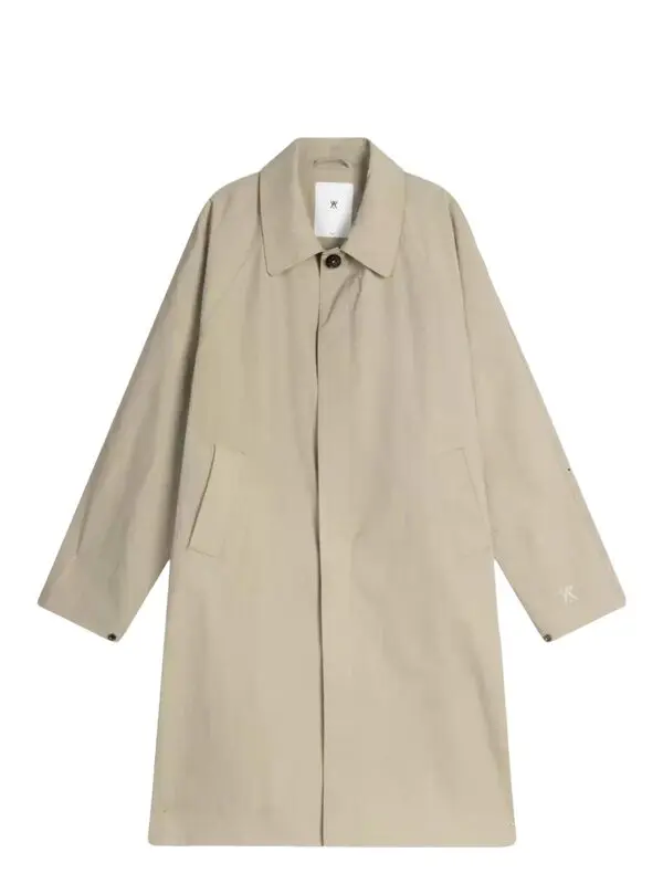 WELTER SHELTER Ripstop Trench Coat - Neutrals