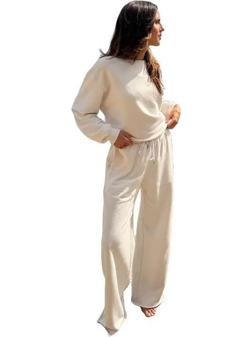 Splendid Laguna Lounge Terry Sweatpants - Neutral