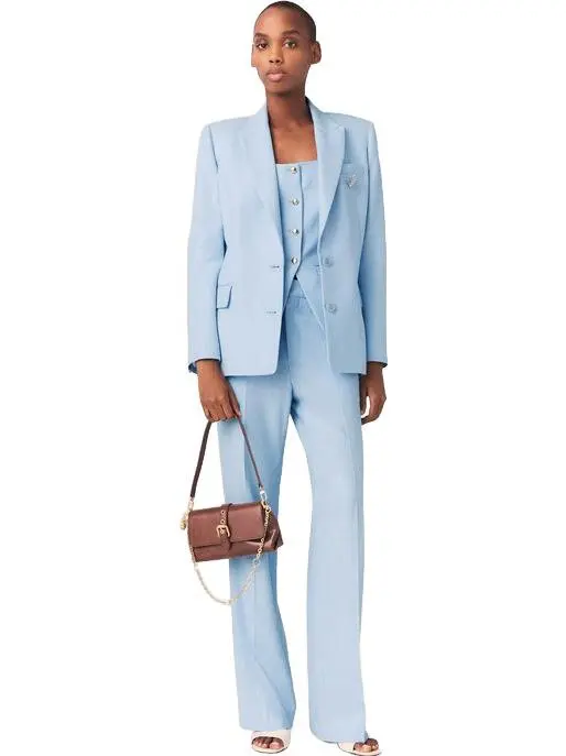 Maje Suit Jacket - Blue