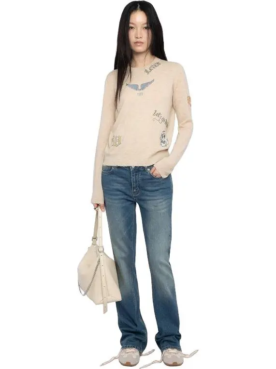 Zadig&Voltaire Miss Cashmere Sweater - White