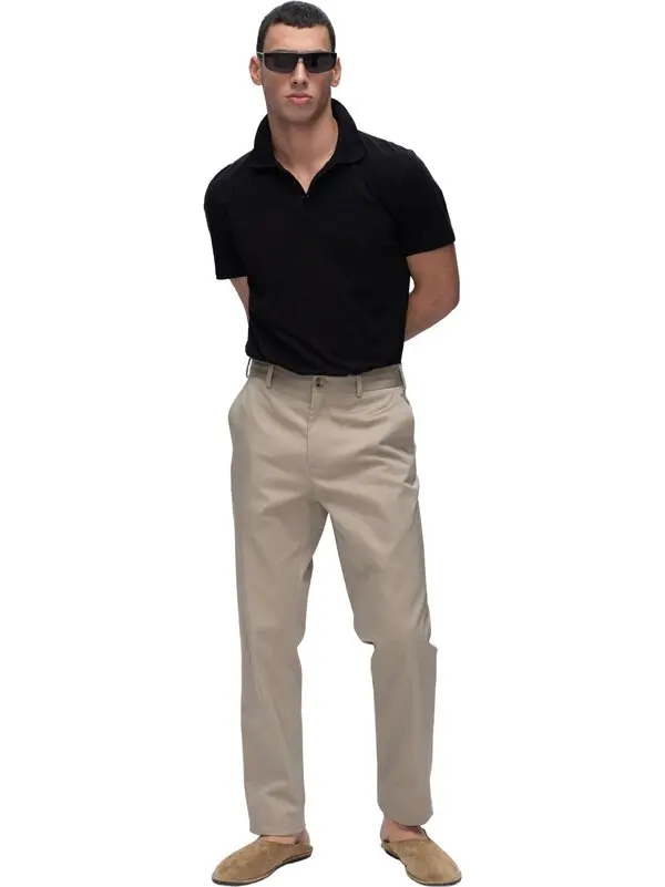 ATM Anthony Thomas Melillo Classic Jersey Polo T-shirt Cotton - Black