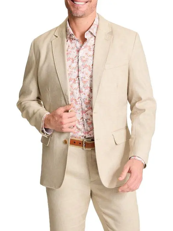 Tommy Bahama Latigo Beach Linen Blend Sport Coat - Stone Khaki