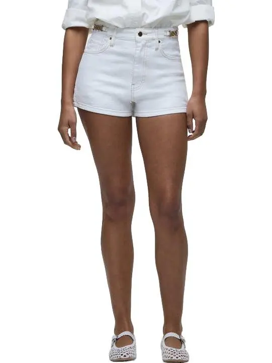 Hudson Jeans Harlow Accent Hardware Short - White