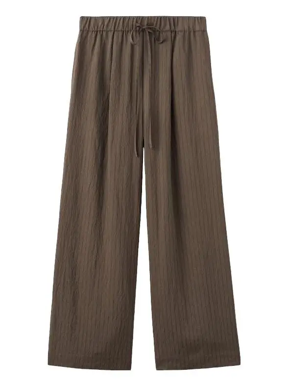 Mango Tatou Drawstring Pants - Brown