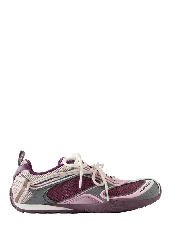 Balenciaga Radar Gradient Lines Sneakers - Purple