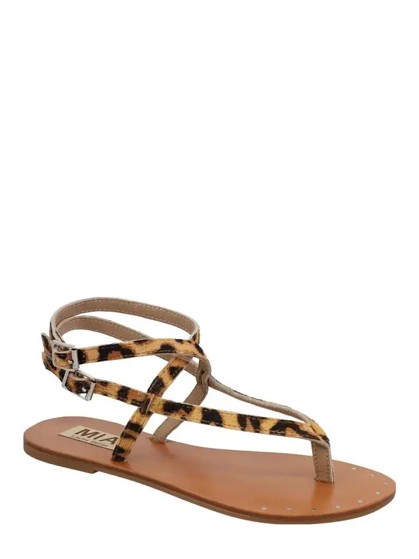 Mia Tahirah Sandal - Leopard Pr
