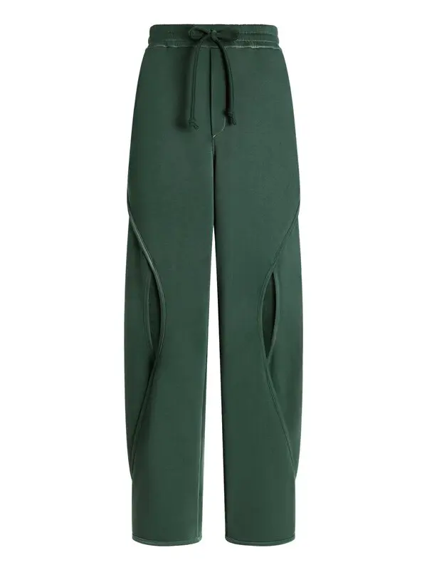 Dolce & Gabbana Treated Jersey Trousers - Green