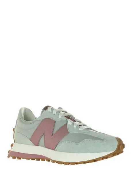 NEW BALANCE 327 Lace-up Sneakers - Lone Star Grey/rosewood