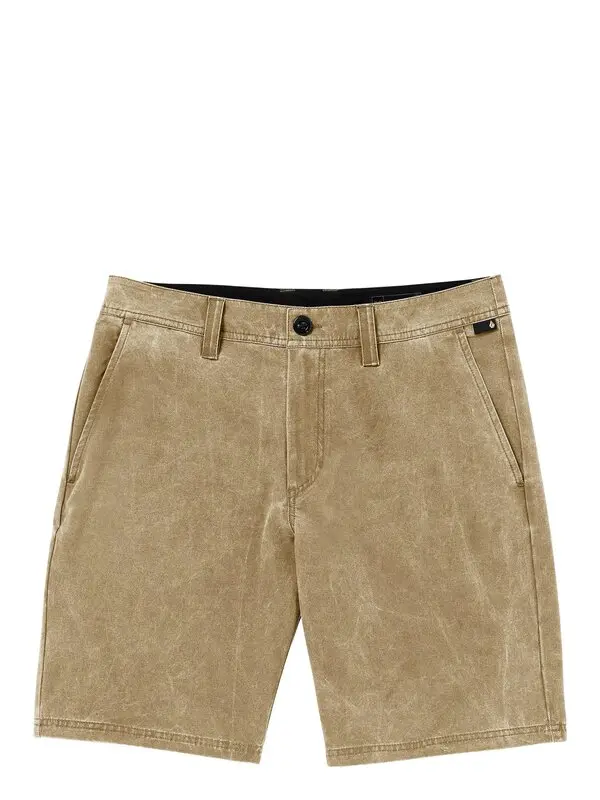 Volcom Stone Faded Hybrid Shorts - Dark Khaki