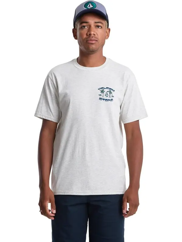 Volcom Fed Up Short Sleeve Tee - Stone Heather