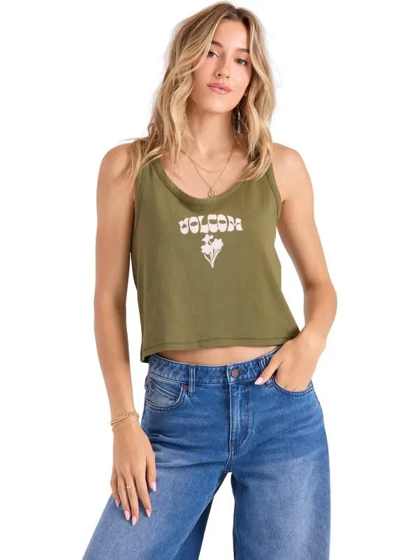 Volcom 91 Tank - Bayleaf