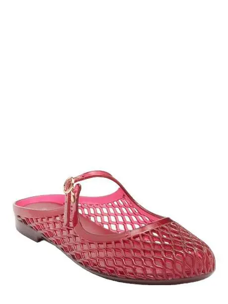 Jeffrey Campbell Jelly Mary Jane Mules - Berry