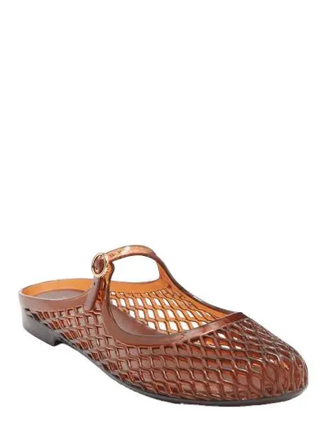 Jeffrey Campbell Jelly Mary Jane Mules - Brown
