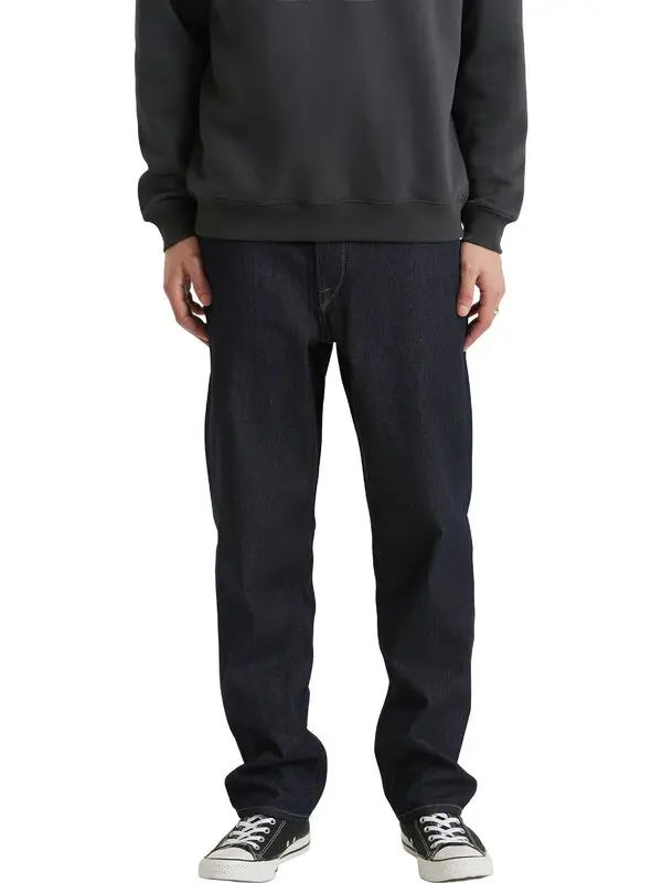 Volcom Fivedown Relaxed Tapered Denim Pants - Dark Rinse