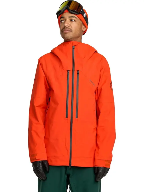 Volcom Anyox Guide Gore-tex Shell Jacket - Orange Shock