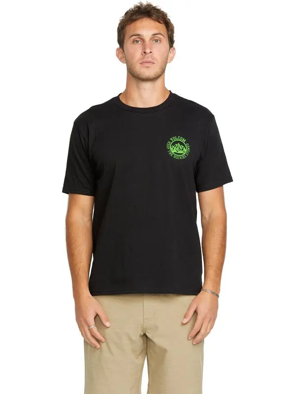 Volcom Keep Rockies Stoned Short Sleeve Tee - Black