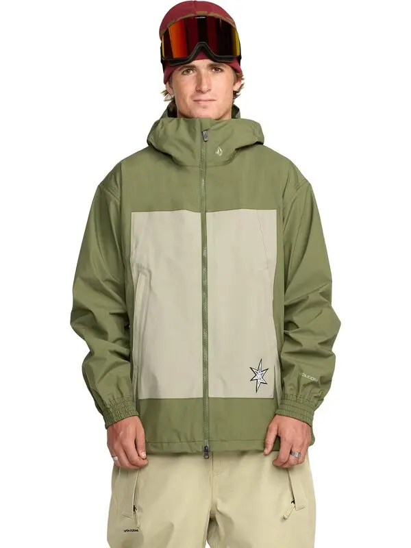 Volcom Arthur 3l Jacket - Dark Olive