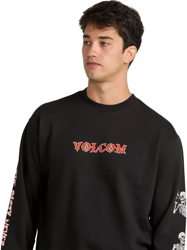 Volcom Crew Neck Sweatshirt - Stealth