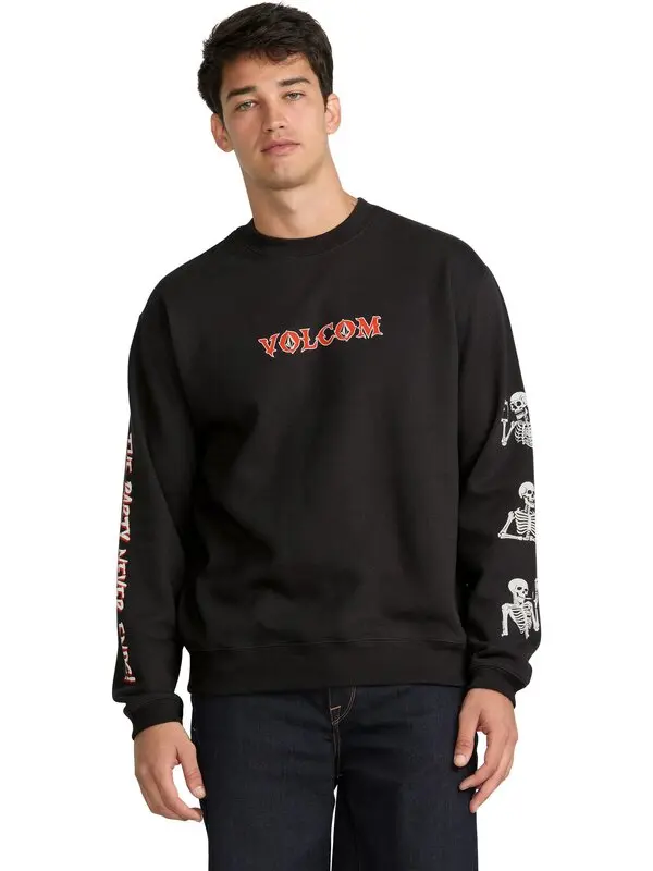 Volcom Crew Neck Sweatshirt - Stealth
