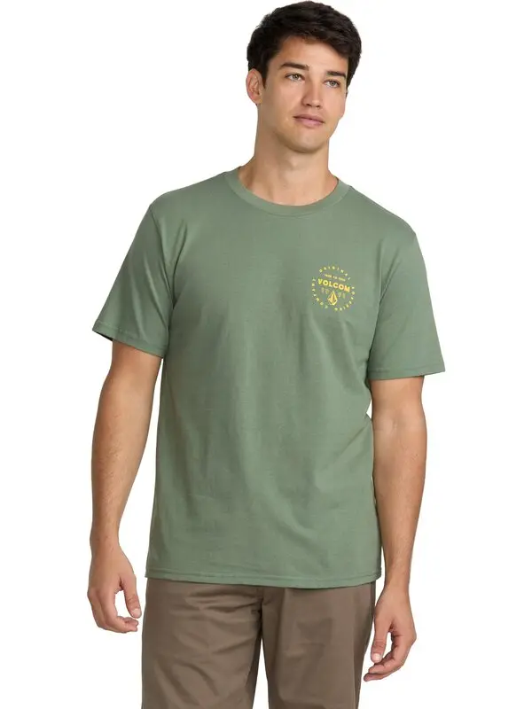 Volcom Mortis Short Sleeve Tee - Light Olive