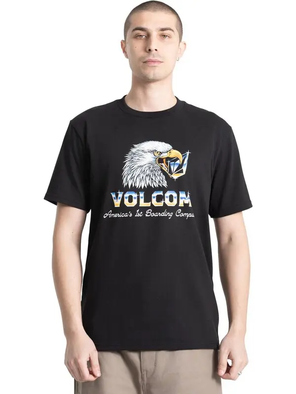 Volcom American Steel Short Sleeve Tee - Black