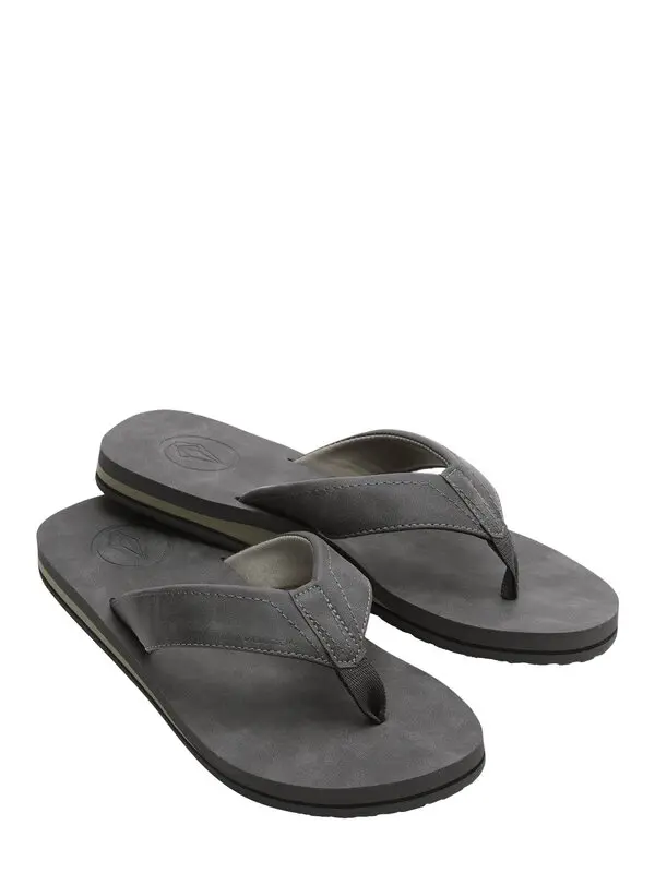 Volcom Victor Sandals Lx - Grey Vintage