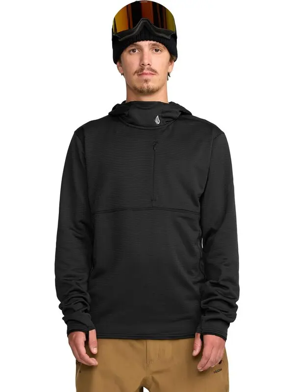 Volcom Gridlock Fleece Pullover Hoodie - Black