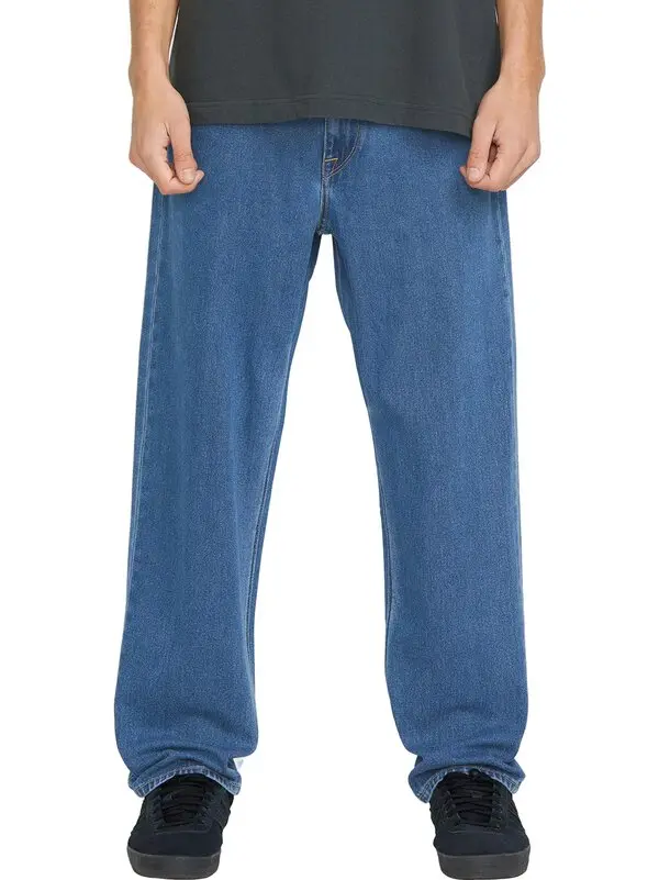 Volcom Modown Relaxed Tapered Jeans - Standard Issue Blue