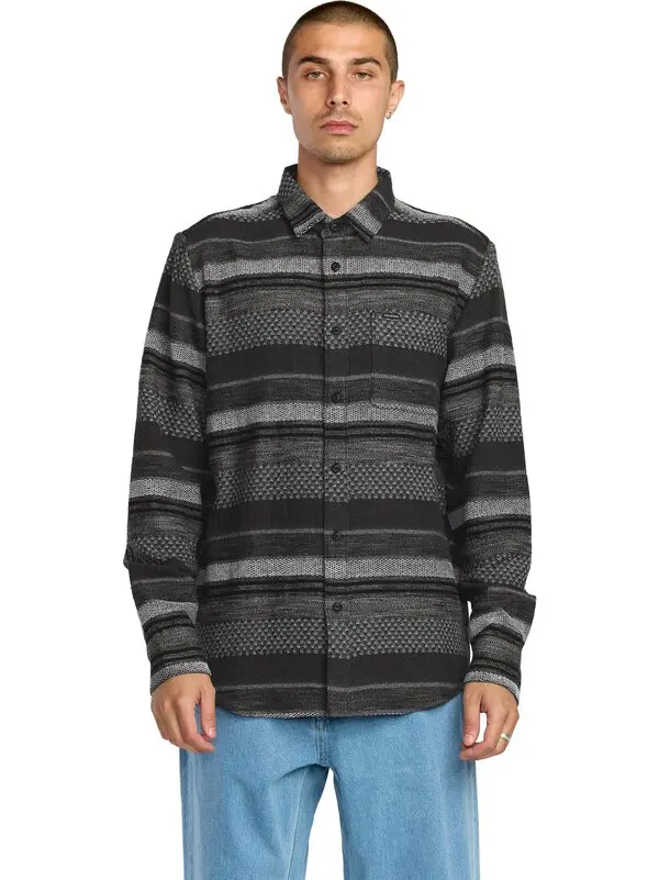 Volcom Confuzzled Long Sleeve Shirt - Black
