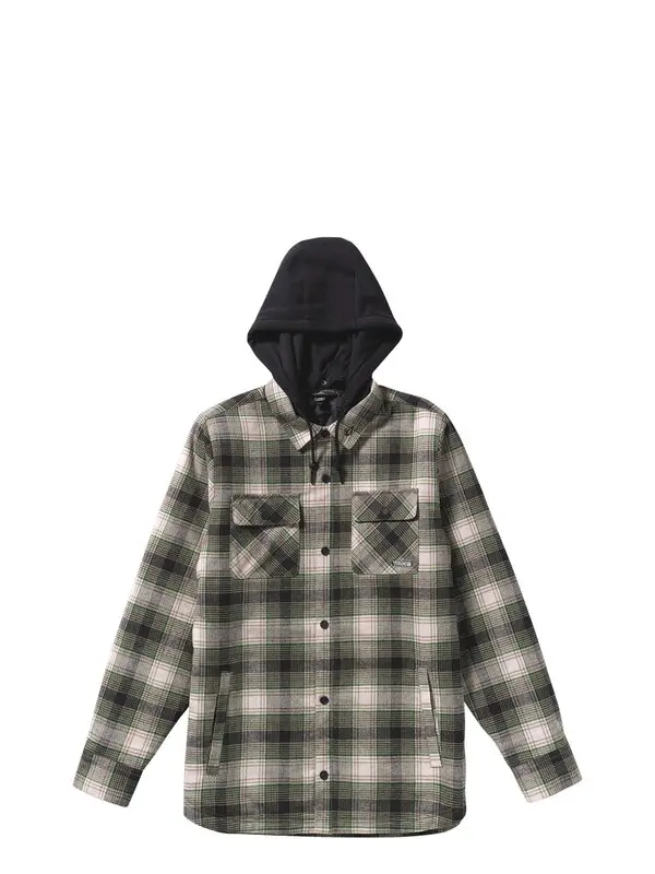 Volcom Kenson Insulated Flannel - Black Green