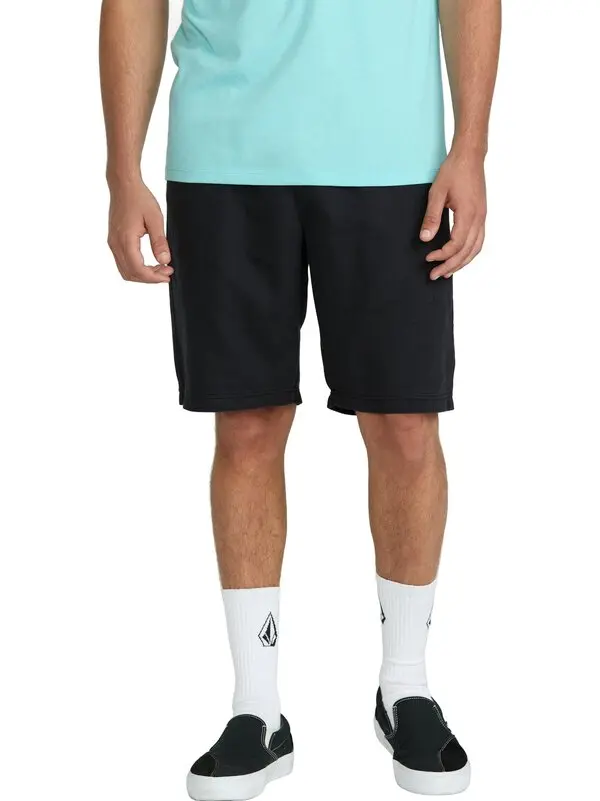 Volcom Vs91 Elastic Waist Shorts - Black