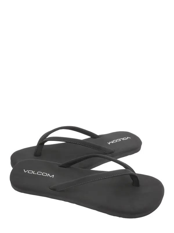 Volcom Flip Flop Sandals - Black