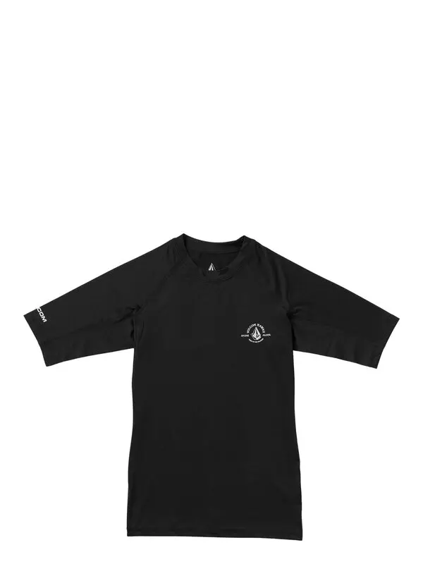 Volcom Short Sleeve T-shirt Rashguard - Black