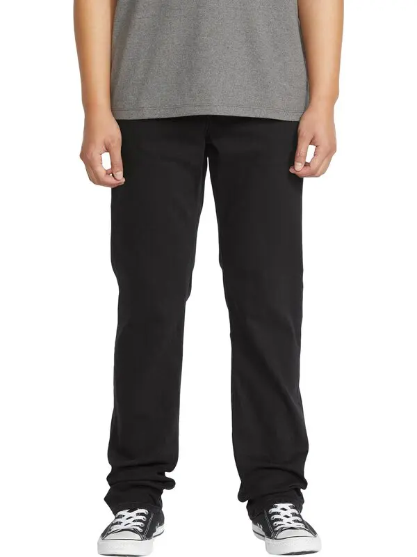Volcom Solver Denim Pant - Black Out