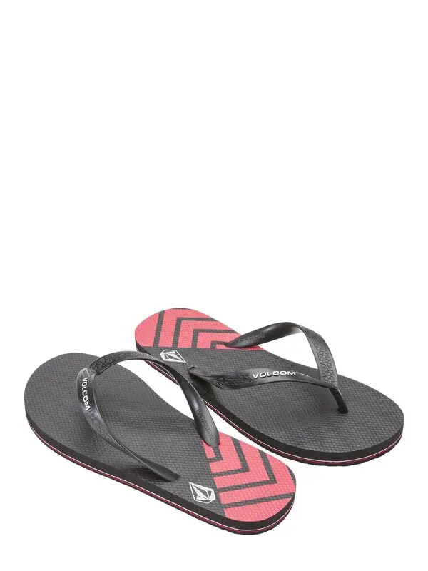 Volcom Motion Sandals - Black/red