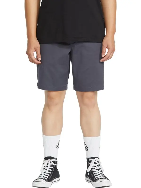 Volcom Elastic Waist Shorts - Charcoal