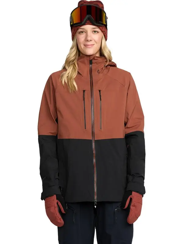 Volcom Vs 3l Stretch Gore Jacket - Henna