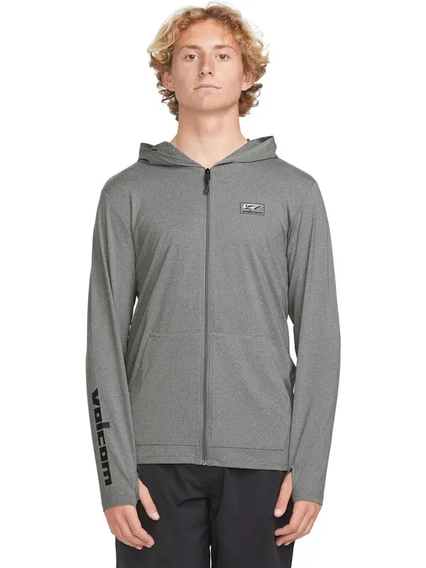 Volcom Modstone Loose Zip Hoodie - Heather Grey