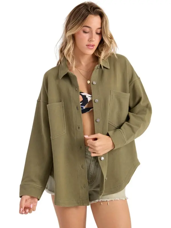 Volcom Nollie Shirt Jacket - Bayleaf