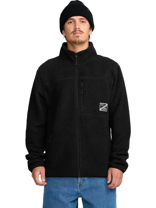 Volcom Nelson Sherpa Full Zip - Black