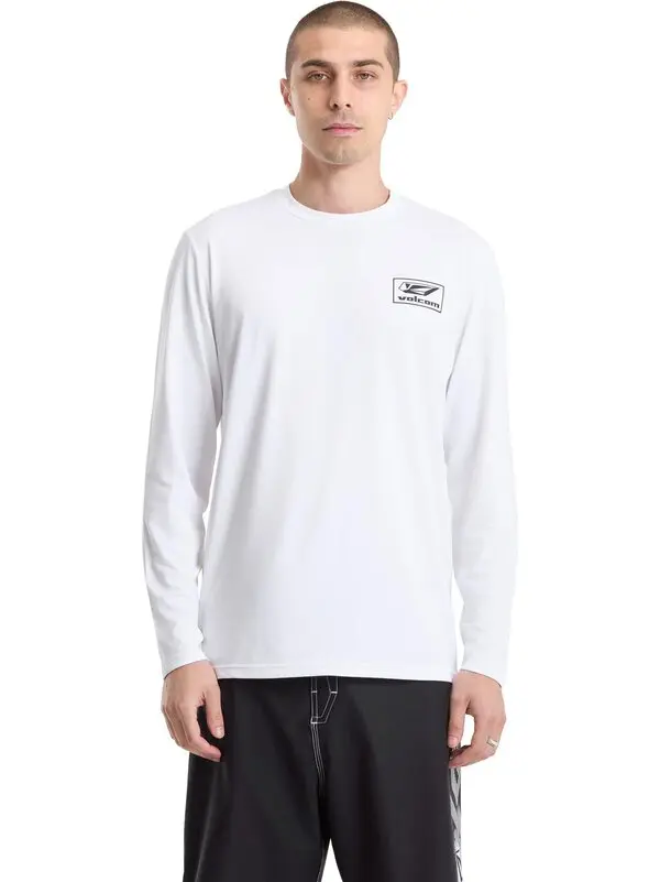 Volcom Loose Long Sleeve Thrashguard - White