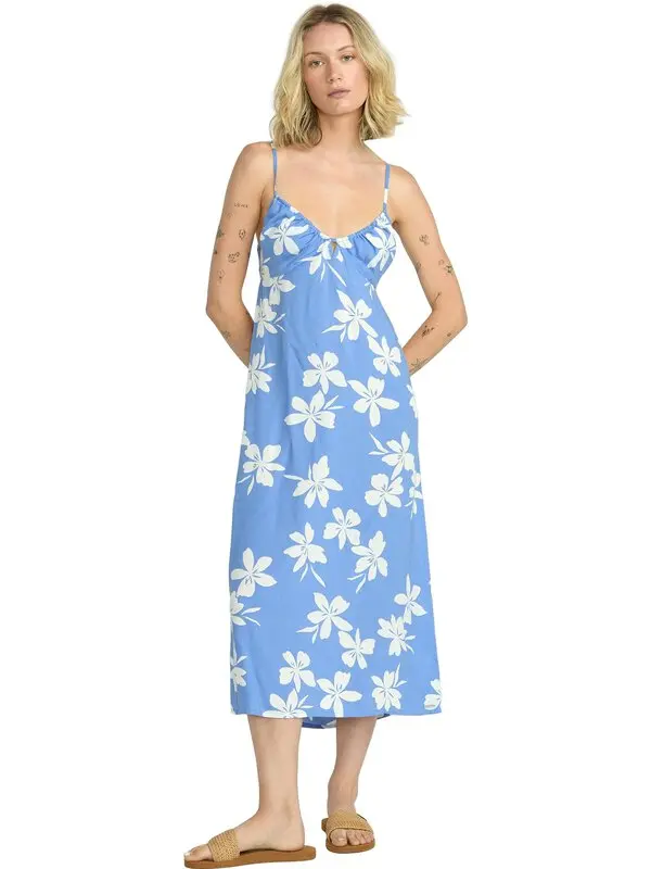 Volcom Coco Ho Midi Dress - Deep Water