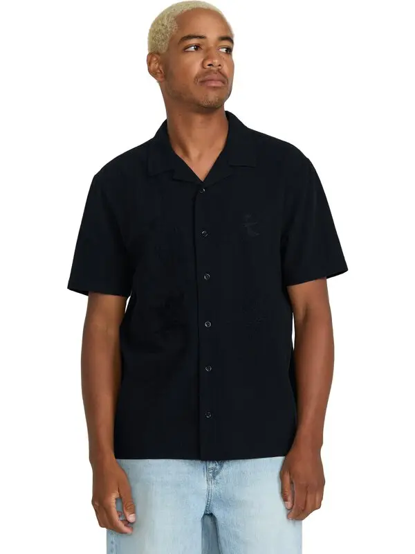 Volcom Featured Artist Seth Conboy Short Sleeve Shirt - Black