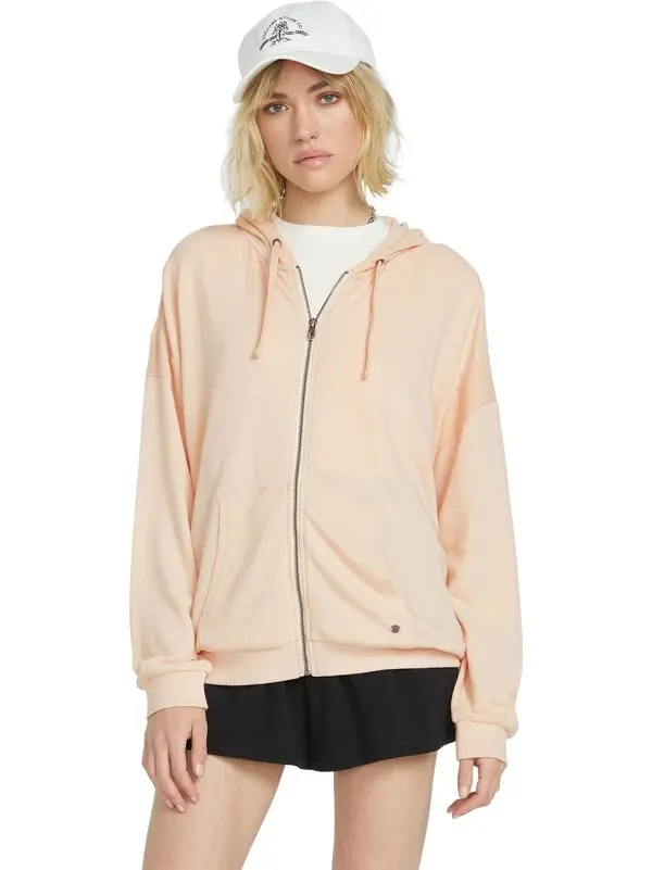 Volcom Zip-up Hoodie - Champagne Gold