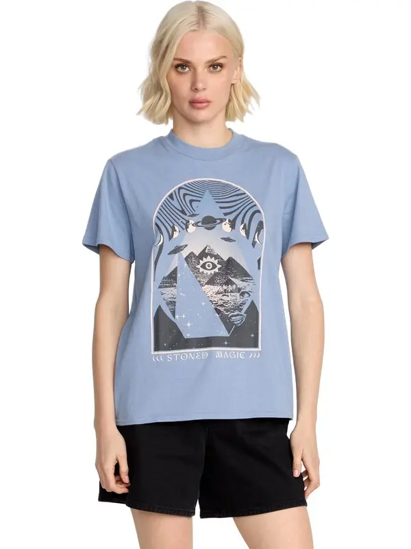 Volcom Lock It Up Tee - Carolina Blue