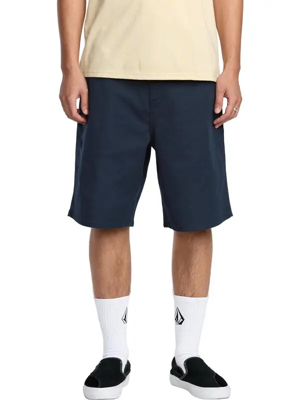 Volcom Billow Relaxed Chino Shorts - Navy