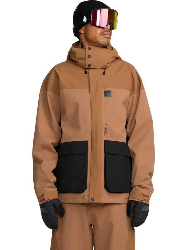 Volcom Kleveland Shell Jacket - Terra Brown