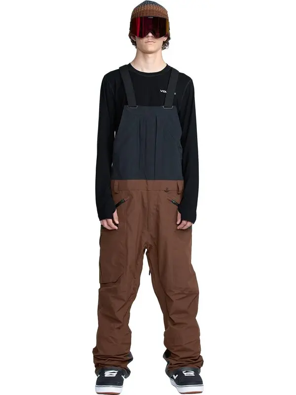 Volcom Rain Gore-tex Bib Overall - Brown