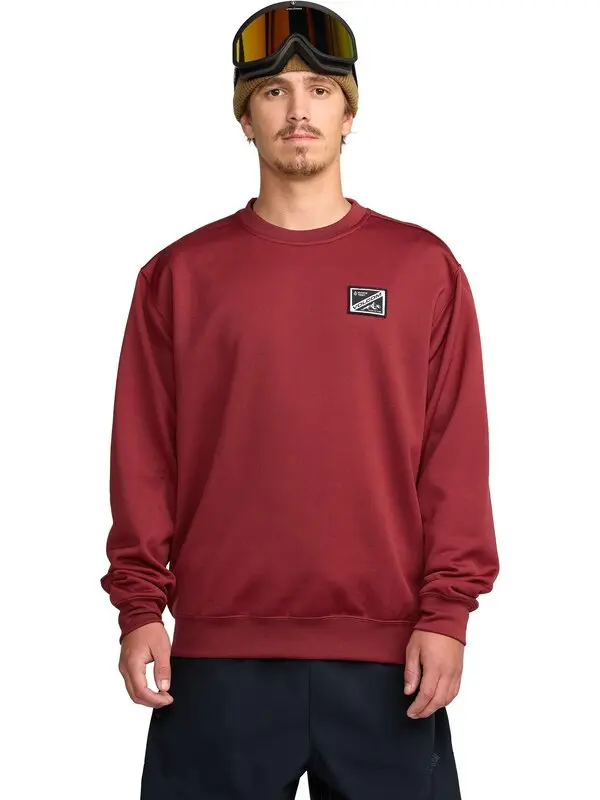 Volcom Hydro Crewneck - Burnt Red